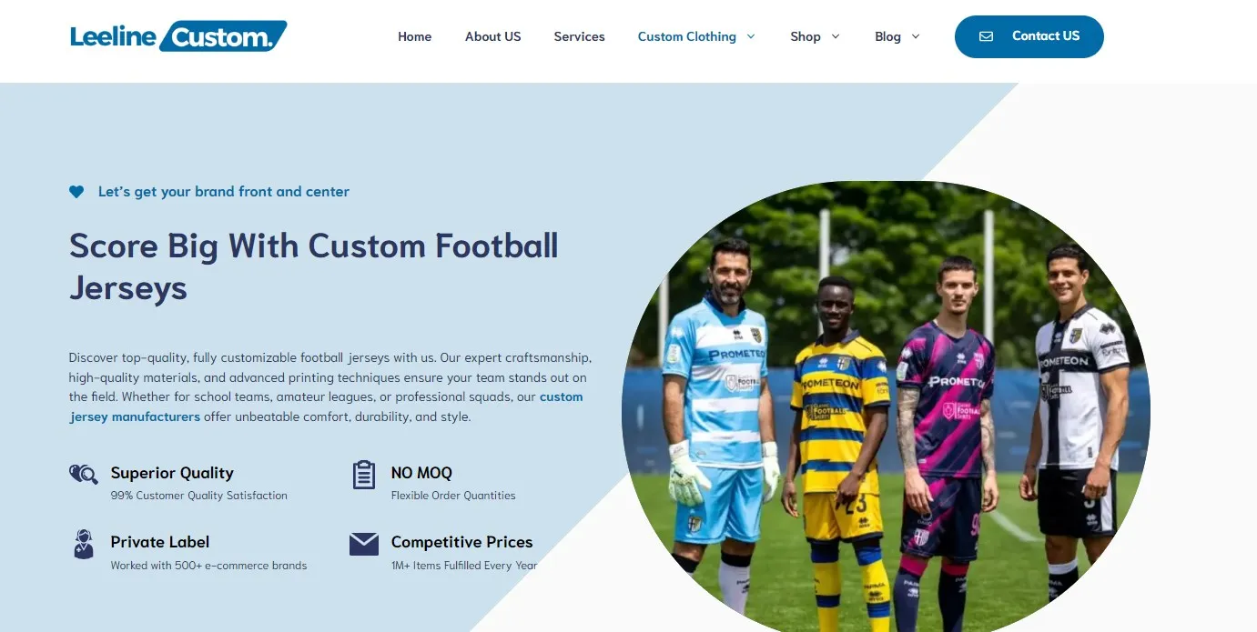 The Insider’s Guide To Find A Custom Football Jersey Maker - LeelineCustom